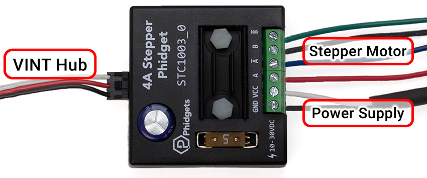 4A Stepper Phidget - STC1003_1 at Phidgets
