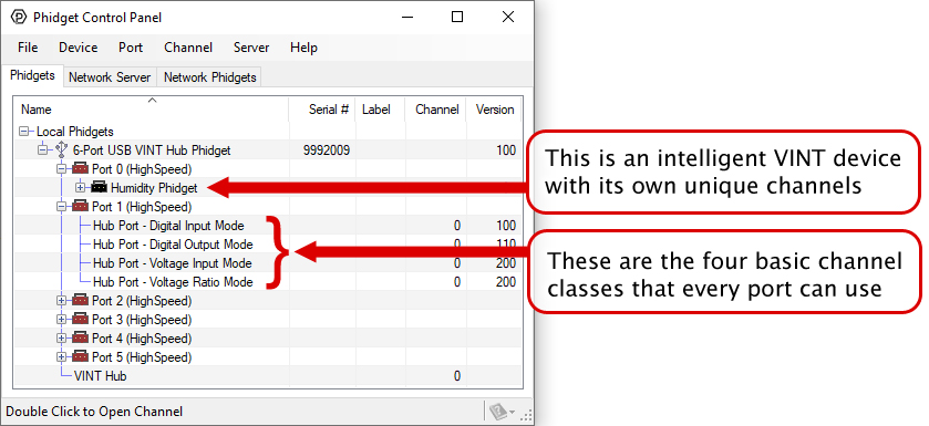 VINT Hub Phidget - HUB0002_0 - Phidgets
