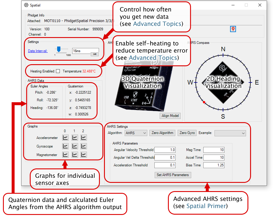 PhidgetSpatial Precision 3/3/3 - MOT0110_0 - Phidgets