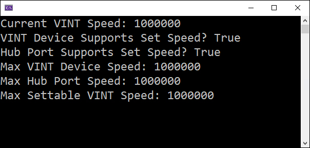 VINT Communication Speed Guide - Phidgets Support
