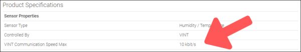 VINT Communication Speed Guide - Phidgets Support