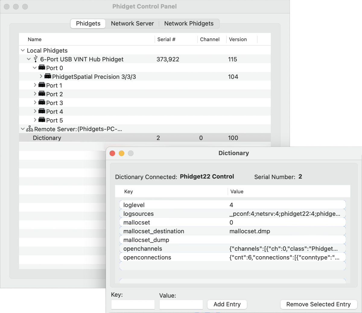 Phidget Control Panel - Phidgets Support