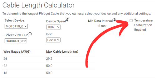 Cable Length Calculator Guide - Phidgets Support