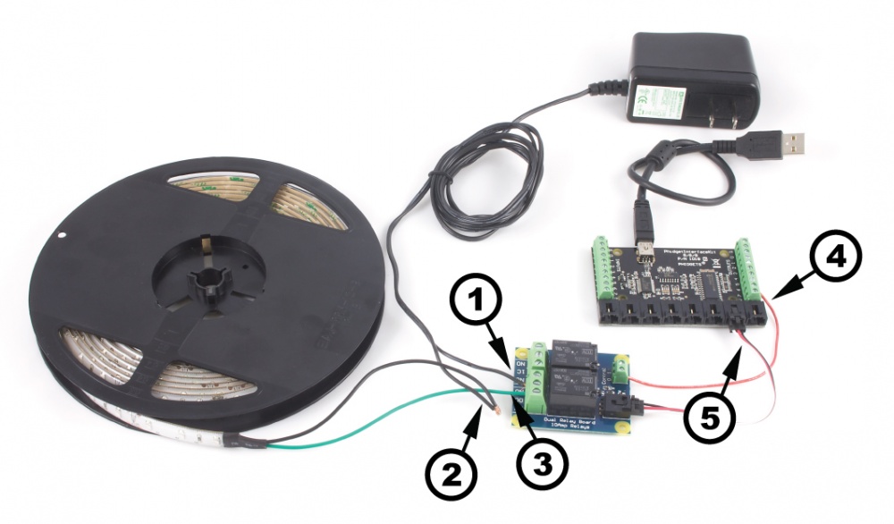 Template:LED Reel Connection Manual - Phidgets Support