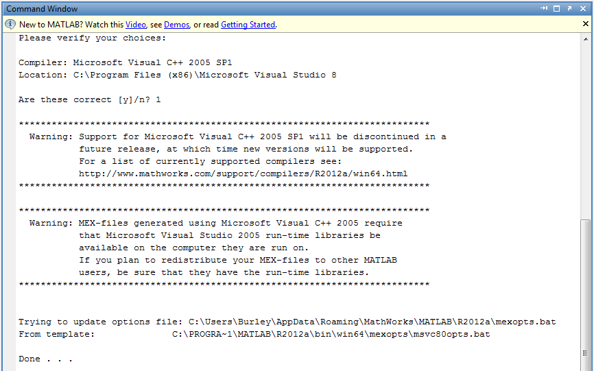 Language Matlab Phidgets Legacy Support