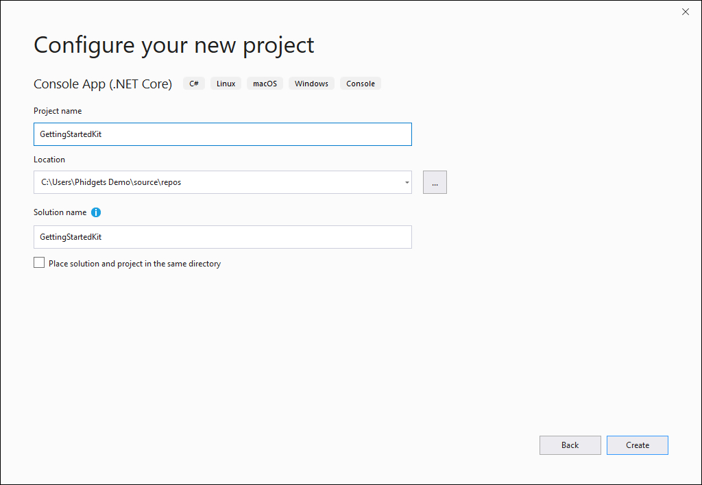 Getting Started Kit - Configure IDE - Phidgets