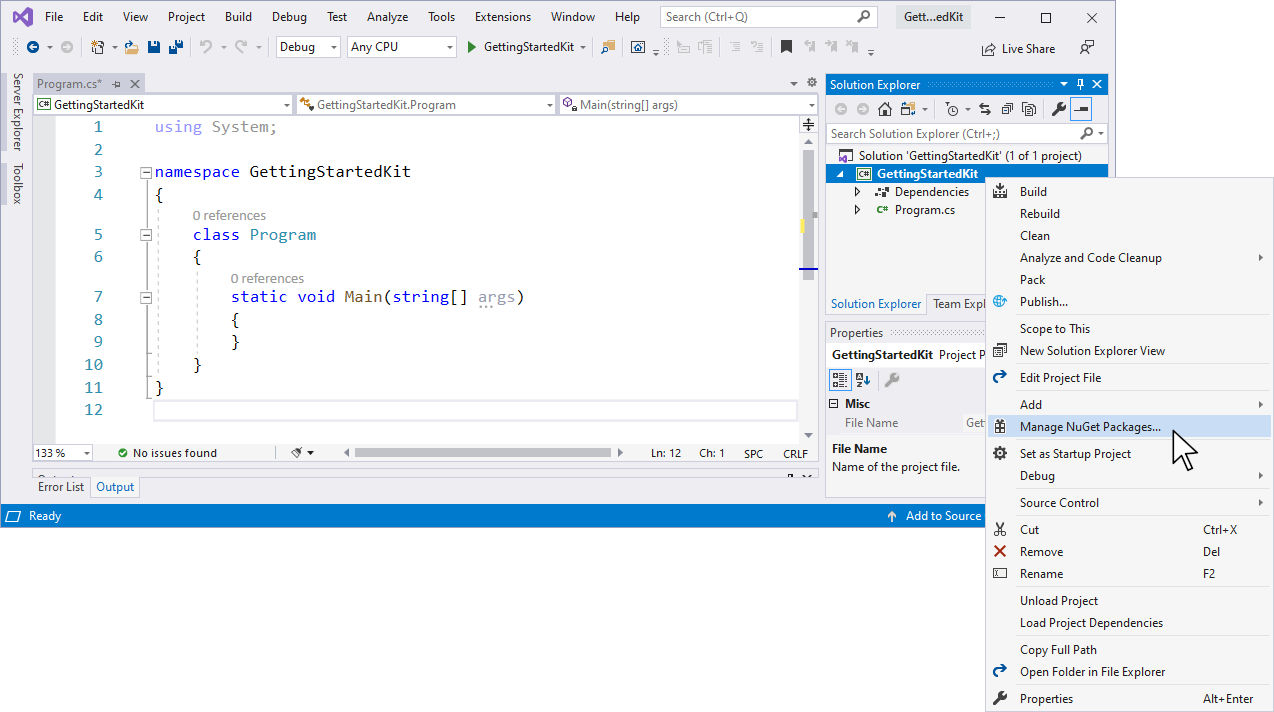 Getting Started Kit - Configure IDE - Phidgets