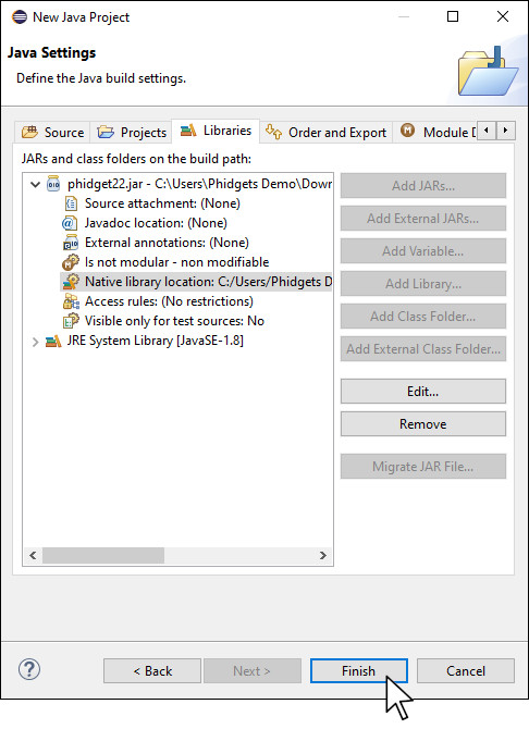 Getting Started Kit - Configure IDE - Phidgets