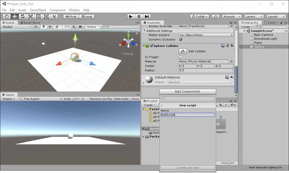 Thumbstick - Phidgets