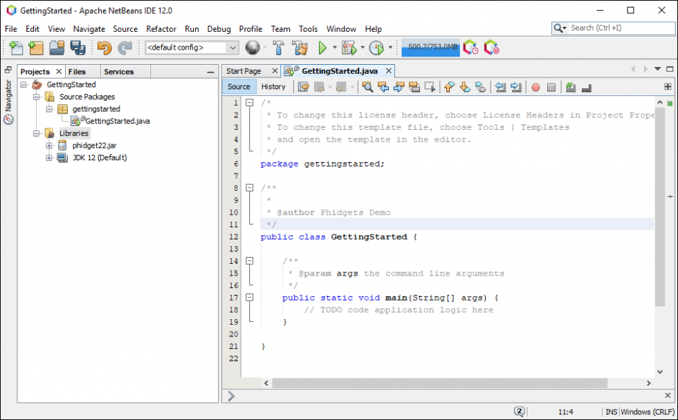 Getting Started Kit - Configure IDE - Phidgets