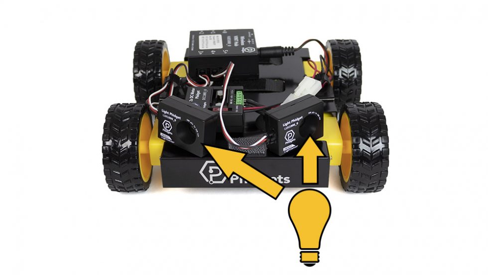Light Tracking Rover - Phidgets