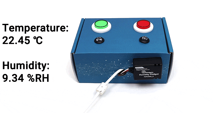 Getting Started Kit - Temperature and Humidity - Phidgets