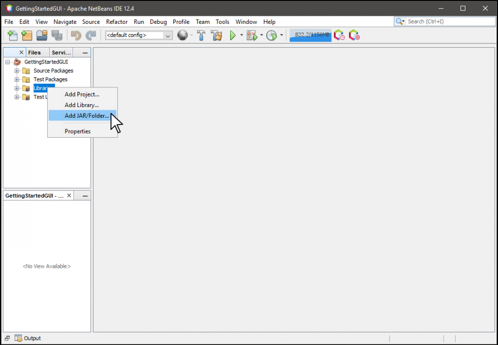 Java - Graphical User Interfaces - Phidgets