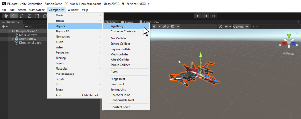Orientation Tracking - Phidgets