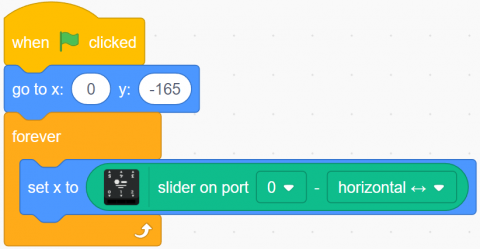 Scratch Pong - Phidgets