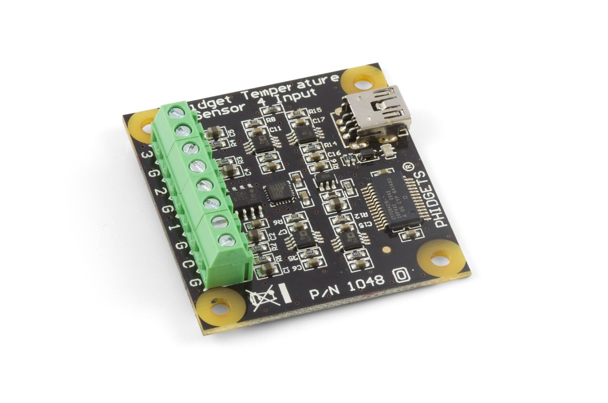 PhidgetTemperatureSensor 4-Input - 1048_0 - Phidgets