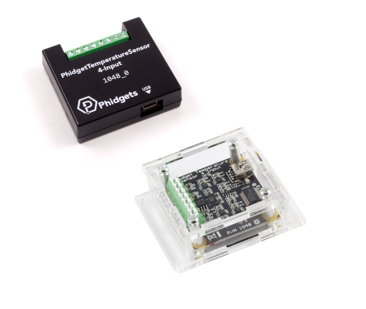 PhidgetTemperatureSensor 4-Input - 1048_0 - Phidgets