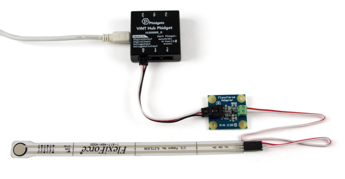 8″ FlexiForce 0-100lb. Resistive Force Sensor - 3102_0 - Phidgets