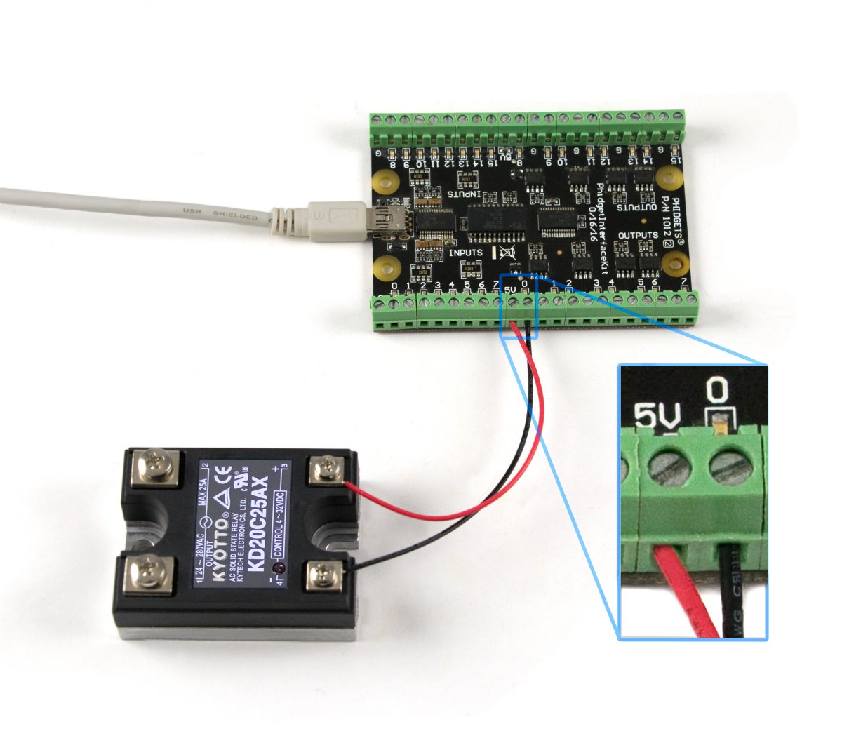 AC Solid State Relay - 280V 25A - 3959_0 at Phidgets