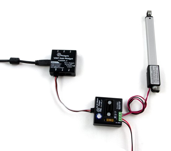 DC Linear Actuator - 100mm - 60N - DCL4013_0 - Phidgets