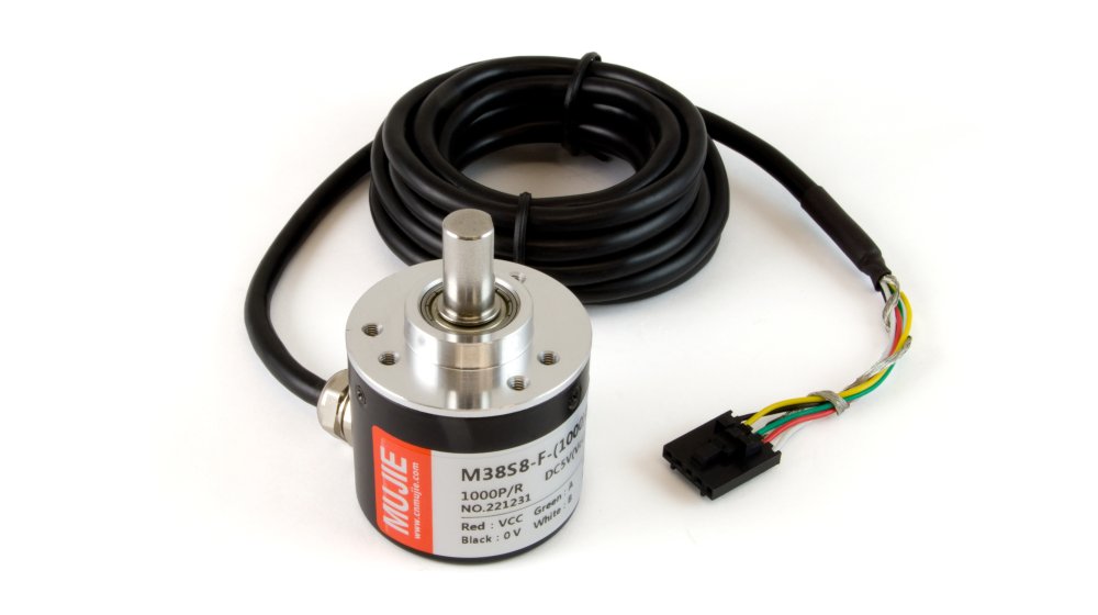 Rotary Encoder - 8mm Solid Shaft 1000CPR with Index - ENC4123_0 - Phidgets