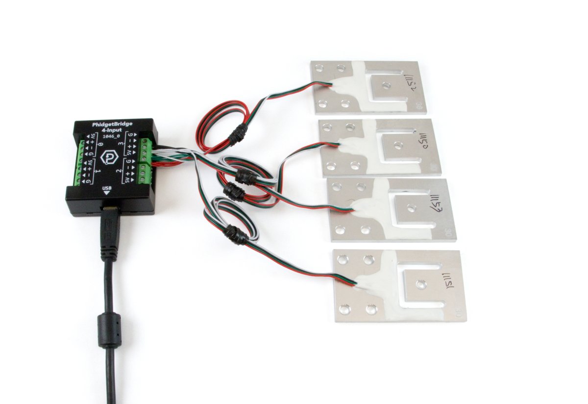 Platformable Load Cell - 150kg (Matched set of 4) - FRC4142_0 - Phidgets