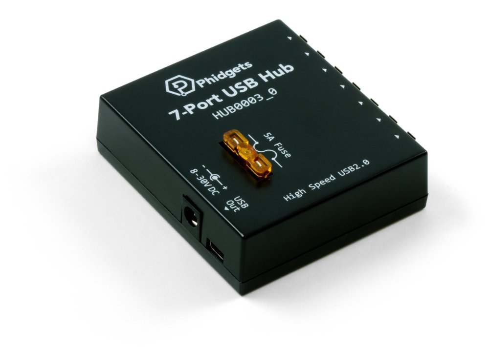 7-Port USB Hub - HUB0003_0 - Phidgets