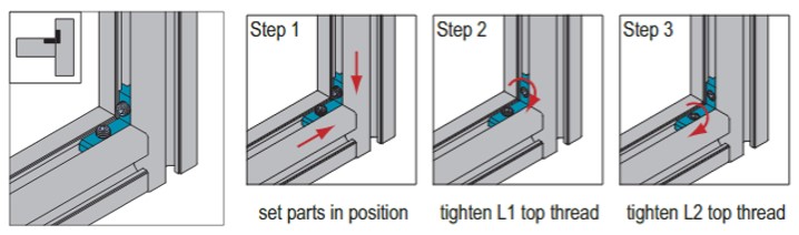 Inner Bracket PG20-B with set screw (8 pcs) - TSL4110_0 - Phidgets