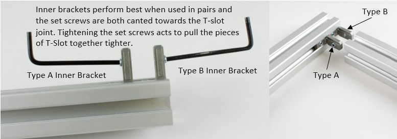 Inner Bracket PG30-A with set screw (8 pcs) - TSL4111_0 - Phidgets